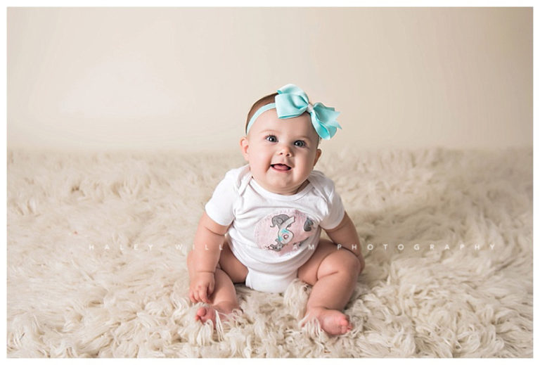 Martinsburg WV 6 Month Milestone Baby Photographer - Charles Town WV